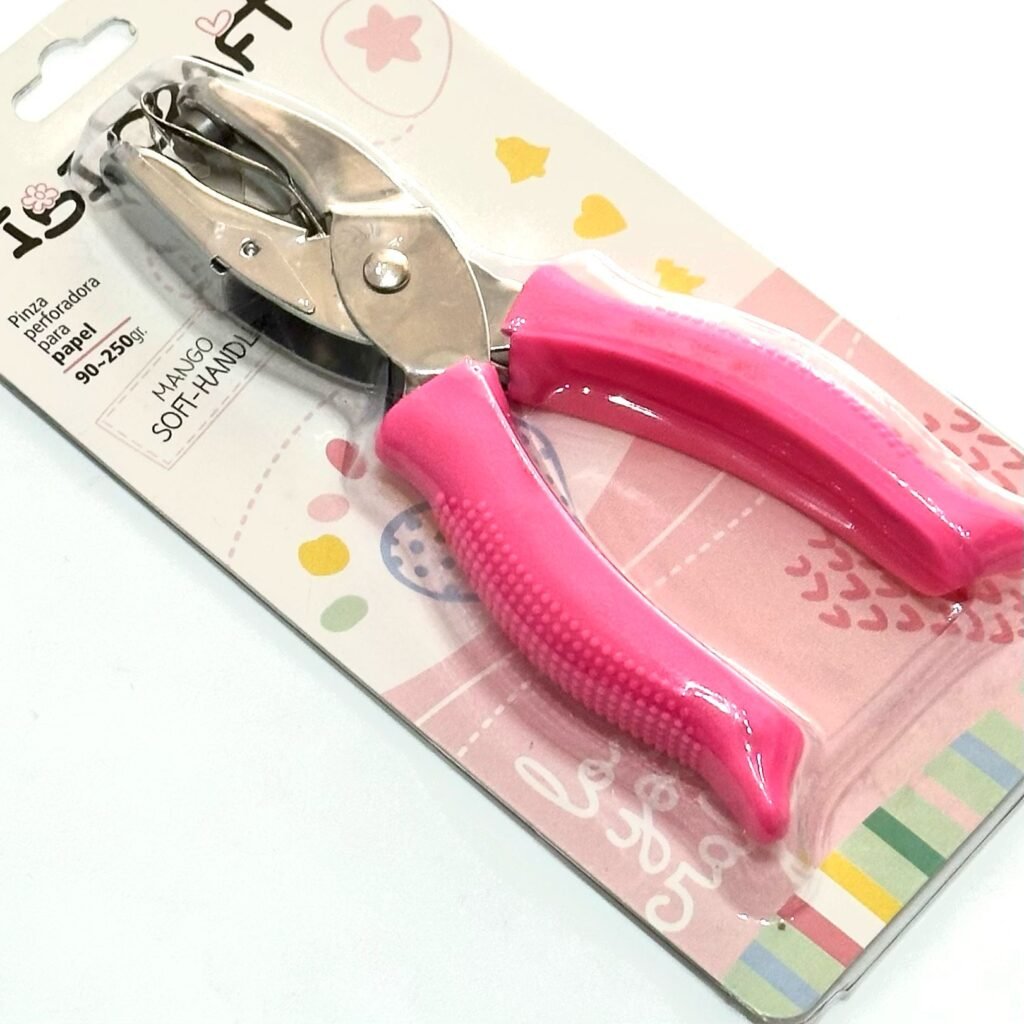 Pinza perforadora para papel - TRES PLUMAS